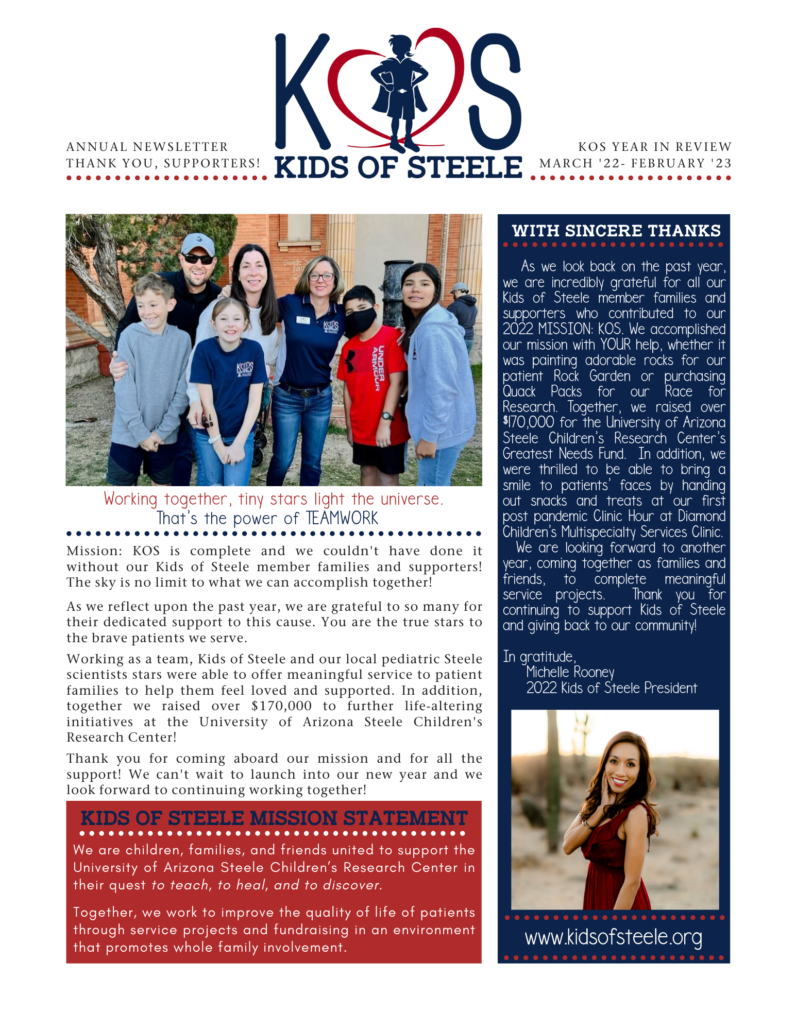 Latest & Greatest – Kids of Steele